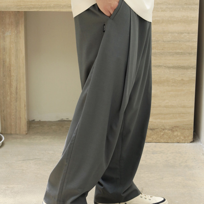 Gnomes lab25SS【禅意系列】夏季神裤竹纤维垂感薄款透气纯色西裤