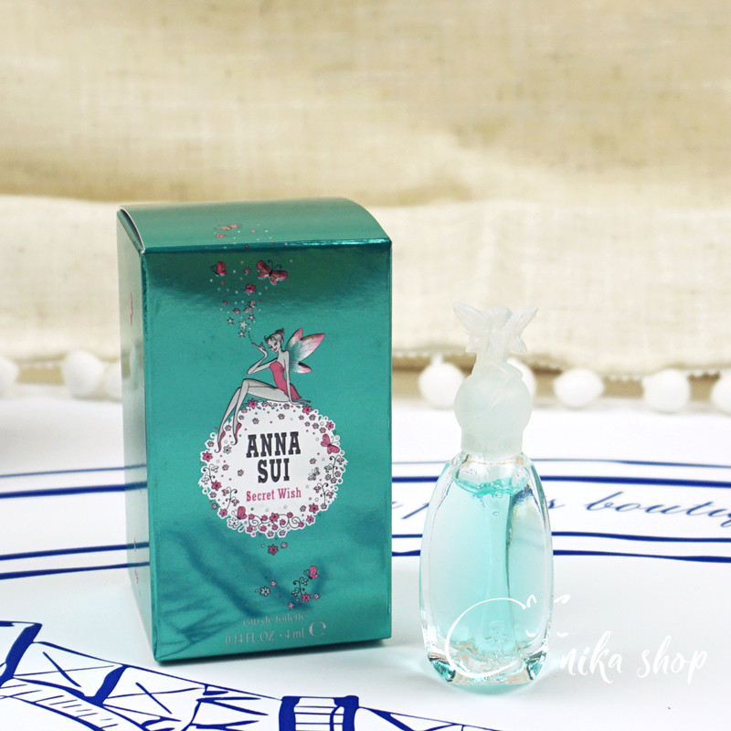 正品Anna Sui安娜苏Secret Wish许愿精灵女士淡香水小样Q版4ml