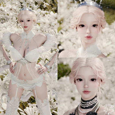 秒发【温软】永恒之塔捏脸女AION2天族魔族国服台服国际服