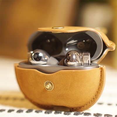 适用于华为freebudspro2真皮耳机保护套freebudspro3保护壳新款freebuds4e蓝牙一体freebuds5代5i牛皮 男生4e