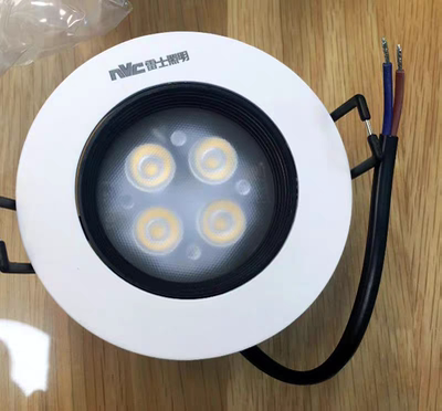 NVC雷士照明 LED天花灯 NLED133D 133ND 4W 4000K 射灯 开孔7.5CM