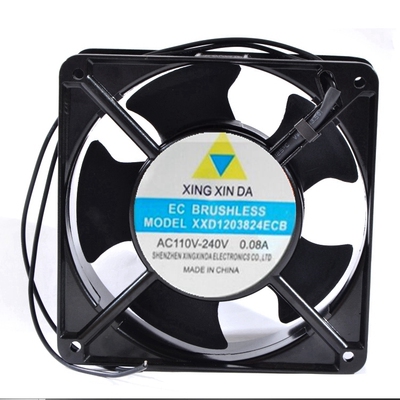 原装12038 4寸双电压双滚珠AC220V-240V大风量散热风机风扇