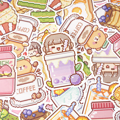 小麻薯方块世界异形便签纸