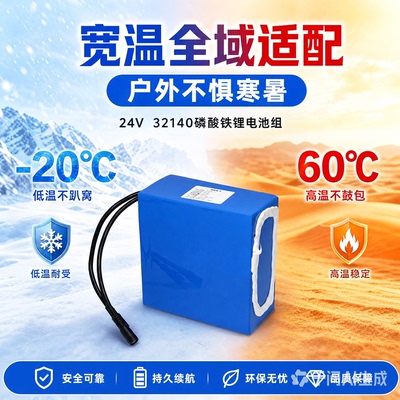 磷酸铁锂电池24V大容量蓄电池