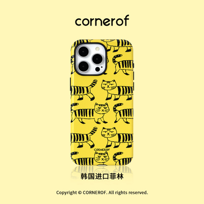 cornerof韩国进口磁吸菲林适用iPhone16pro手机壳苹果15promax原创14pro二合一13新款高级女12老虎
