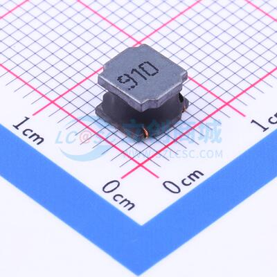 功率电感 ASPI-6045S-910M-T SMD,6x6mm 91uH ±20% 850mA