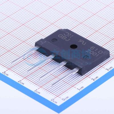 整流桥 GBJ2001-F GBJ 100V 20A DIODES(美台) 电子元器件配单