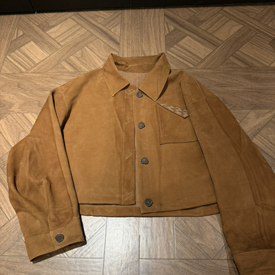秋上新美式复古工装风宽松夹克26328