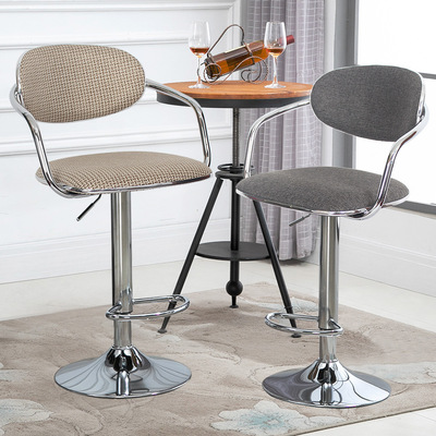 Minimalist bar chair, comfortable high backrest, waist prot