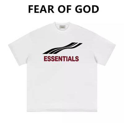 ESSENTIALS潮牌字母印花短袖t恤男女美式FOG宽松情侣休闲半袖上衣