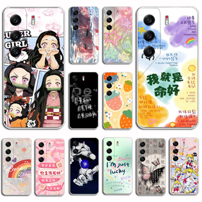 适用于传音Infinix Tecno Camon 40 Pro 4G手机壳CM6保护套手机套磨砂卡通硅胶软套外壳防摔