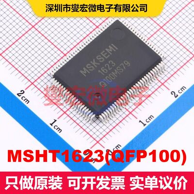 MSHT1623(QFP100) QFP-100(14x20) 显示驱动器 电源管理 集成