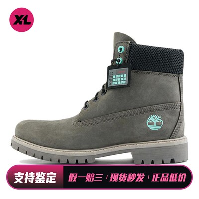 【喜樂运动】 Timberland 马丁靴 系带 皮革 秋冬 男 灰色 厚底