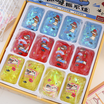 花生苹果腊肠狗抓不住S 卡通创意彩色解压捏捏玩具抓不住整蛊玩具