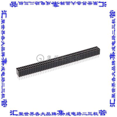 SLM-150-01-S-D 针座连接器100POS插座2排1.27mm叉状通孔直针镀金