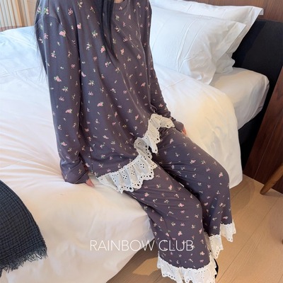 亲肤高级感轻奢家居服打底套装女