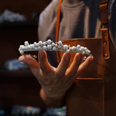 ETE新娘珍珠赫本包甜美可爱皇冠