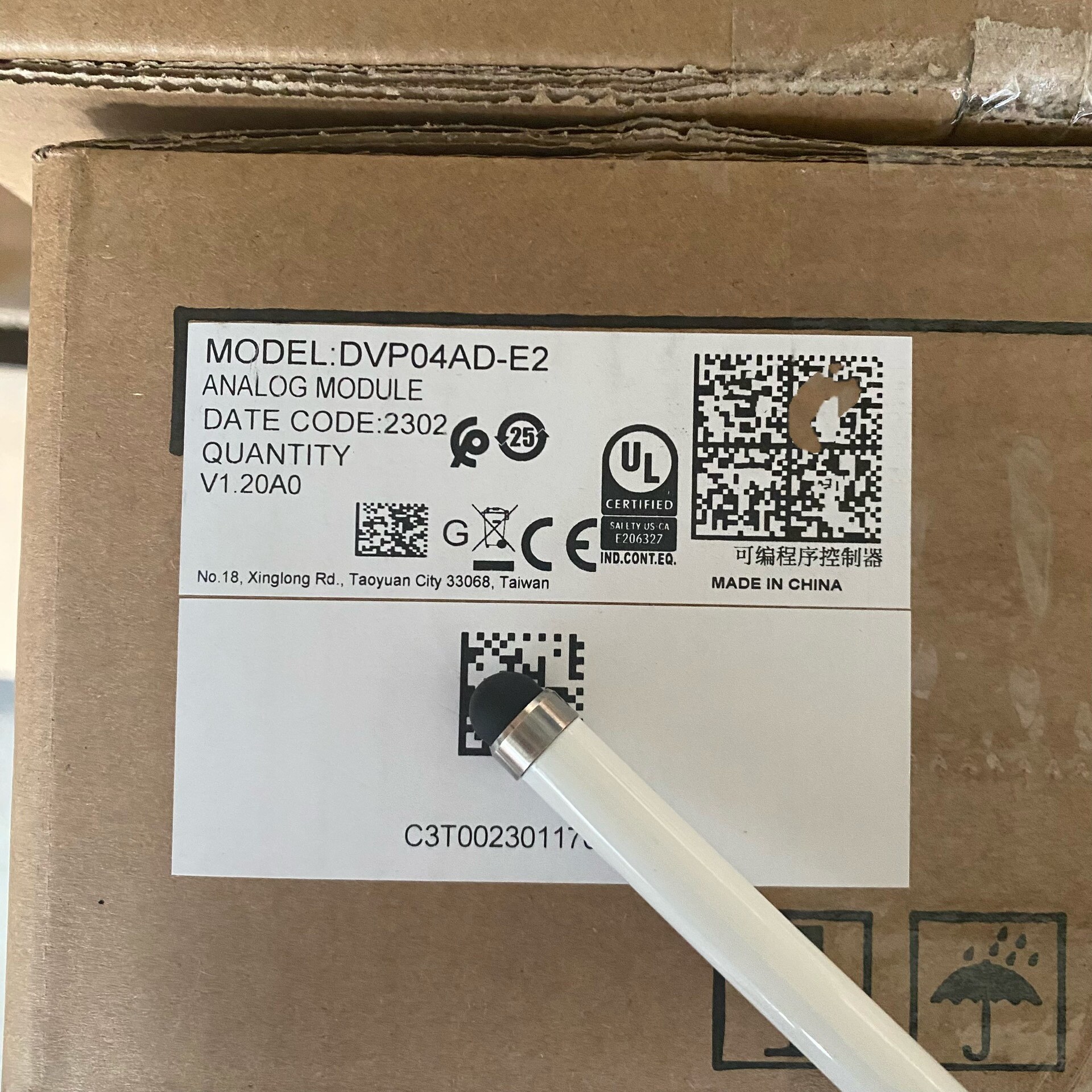议价DVP04AD-E2 模拟量模块 可编程序控制器 工控配件维修