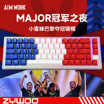 AIMWORKk5键盘键帽zywoo载物同款