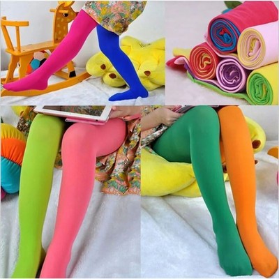 Candy Color Mixed Tights for girls Baby Stretch Trouser Skin