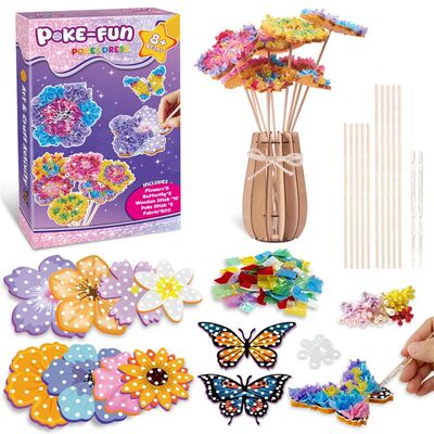Children Fabric Poking Art DIY Puzzle Puncture Painting Kit