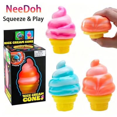 NeeDoh Ice Cream Stress Ball Fidget Toys Anxiety Stress Reli