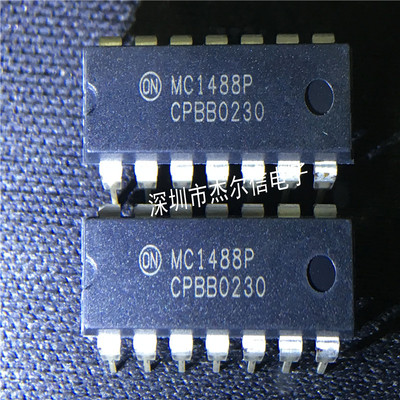 MC1488P MC1488 ON DIP-14 全新进口原装 可直拍 出样