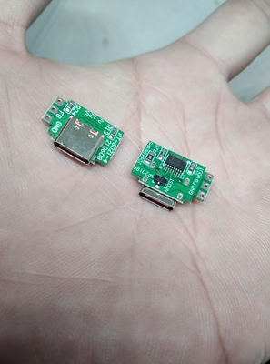 TYPE-C母座转接测试板电源数据线模块TYPEC转直插电源摸块Diy研究