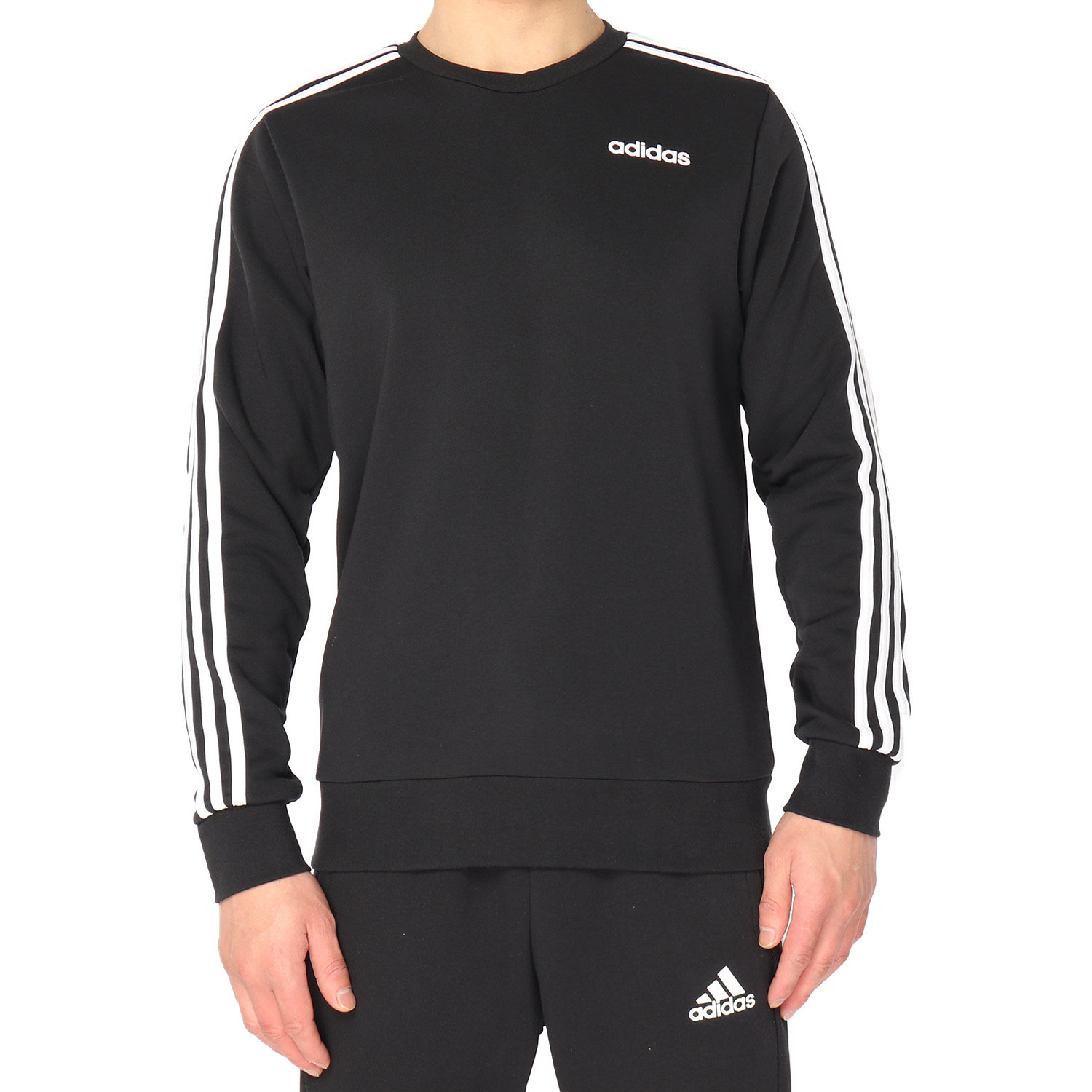 Adidas/阿迪达斯正品E 3S CREW FT男子休闲运动卫衣套头衫DQ3083_虎窝淘