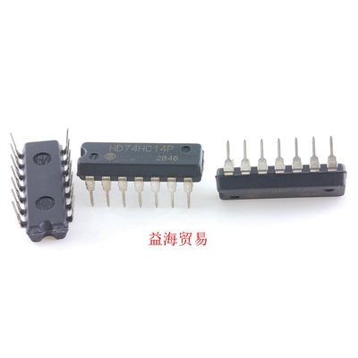 HD74HC14P 全新原装 74HC14 直插DIP-14 六路反向器 芯片单片机IC