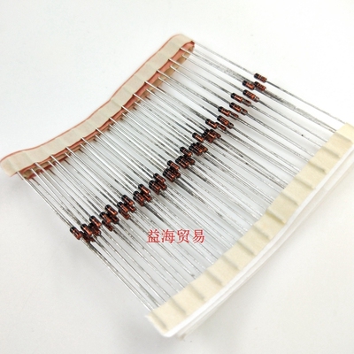 BZX55C3V0 稳压二极管3V 0.5W 直插 DO35 玻璃封装 BZX55C3V0-TR