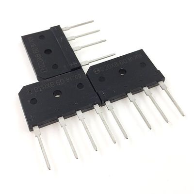D20XB60 电磁炉常用整流器件 直 DIP4 800V20A 整流桥 桥堆 扁桥