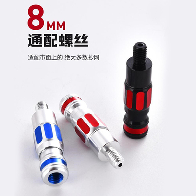 钓鱼抄网防转头快速接头网头连接器抄网转换头防滑抄网转接头配件