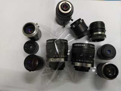 日本设备原装拆机工业ccd镜头COSMICAR 25MM 1:1.8 1:1.6 25MM