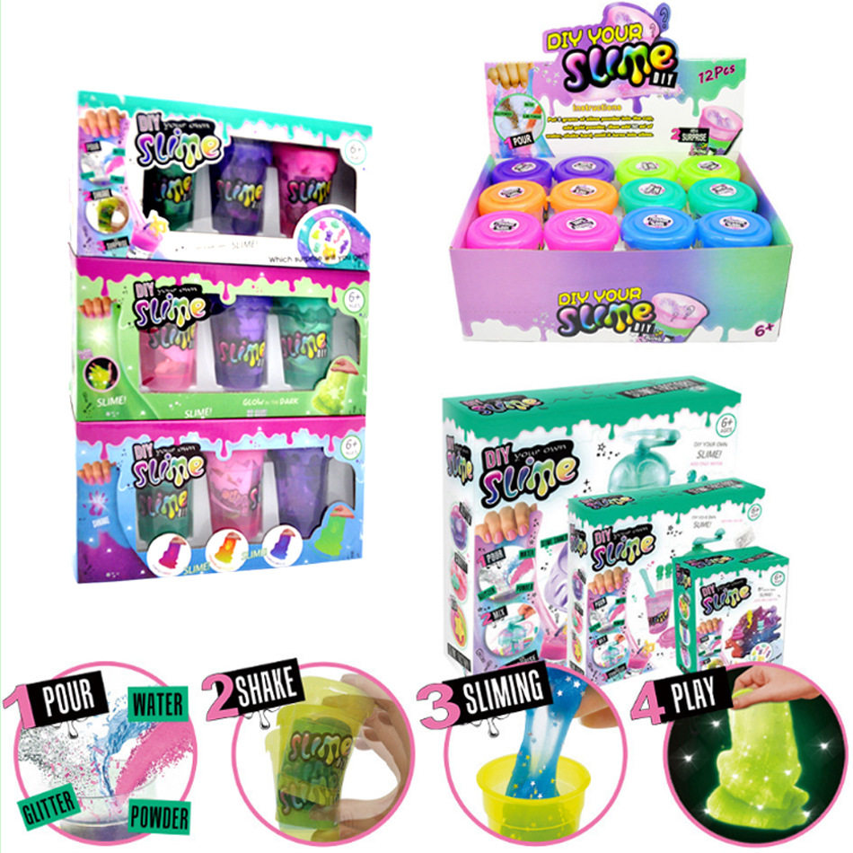 Diy Shake Slime cross Border for Shake Slime powder clay toy_虎窝淘