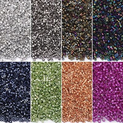 50g/Bag 1.6mm Top Generic Metallic Color Glass Beads 11/0 Wa