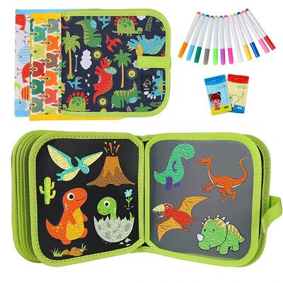Toddlers Erasable Doodle Book Reusable Drawing Pads Coloring