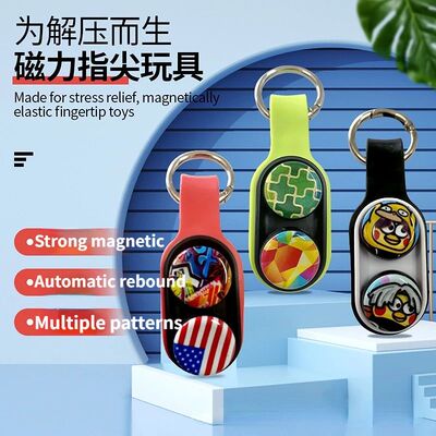 Hand Rotary Spinner Fingers Magnetic Buckles Fidget Anti-Str