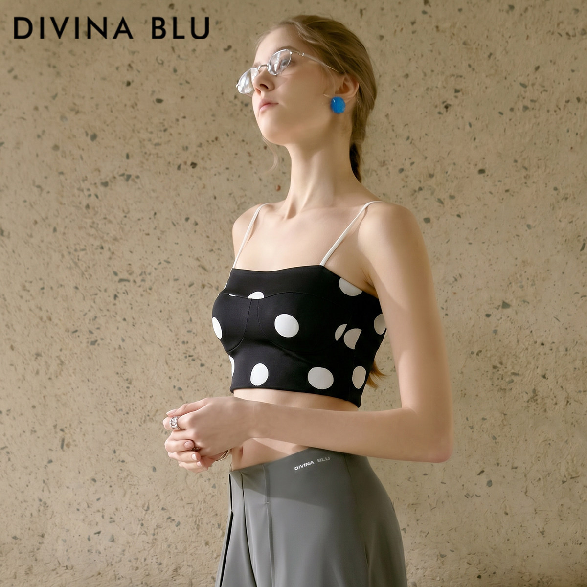 DIVINA BLU多伦多原点运动内衣女士美背短款瑜伽背心跑步防震文胸