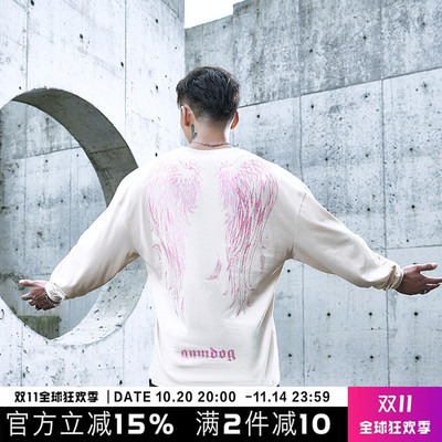 GYMDOG翅膀印花运动健身训练衣服