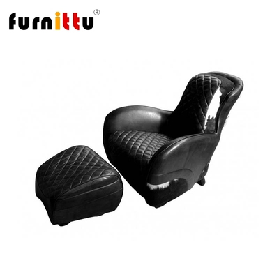 furnittu沙发皮革马鞍椅