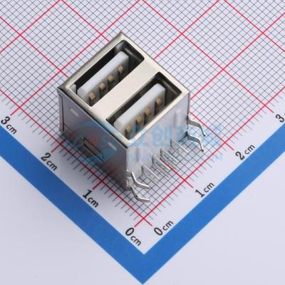 USB连接器 XDUF-0426-081 插件 母 弯插 原装正品 电子元器件配单