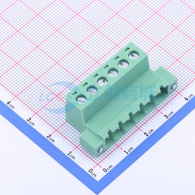 插拔式接线端子 KF2EDGRKM-5.08-6P P=5.08mm 插头 1x6P 原装正品