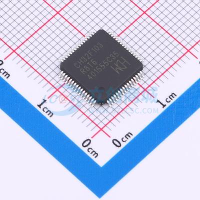 单片机(MCU/MPU/SOC) CH32F103R8T6 LQFP-64M(10x10) 电子元器件