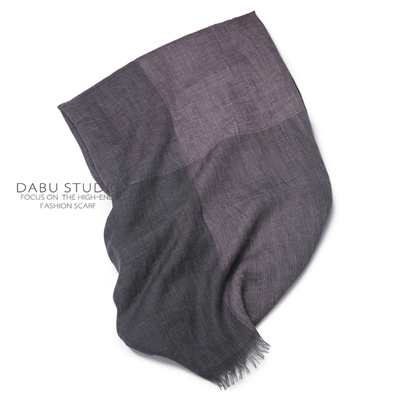 个性化脏染风棉麻丝巾