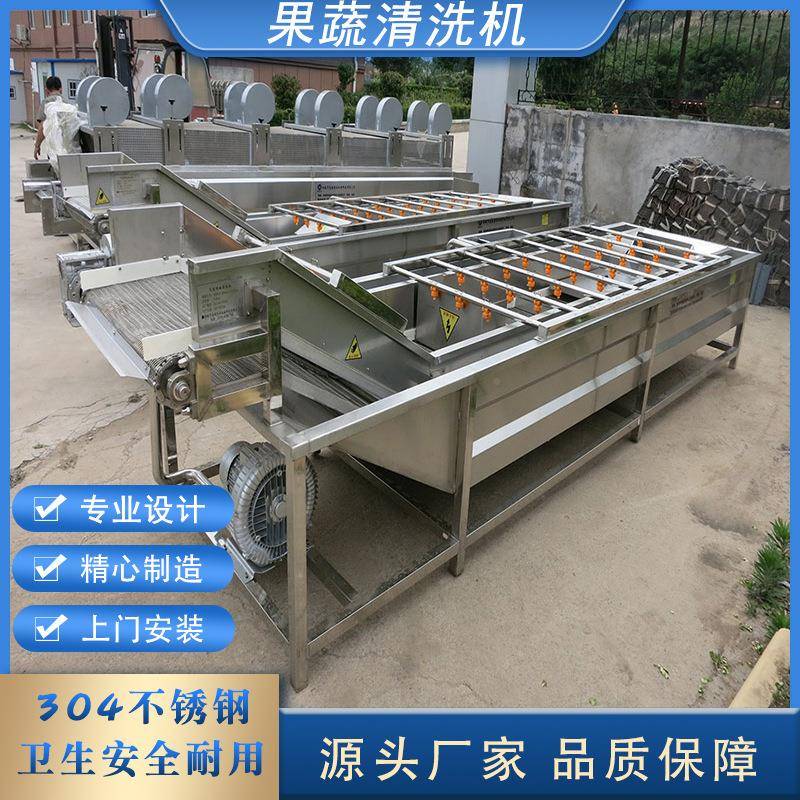 厂家直销茶叶清洗机 商气泡豆芽用清黄洗机 蔬菜工配套加KSV设备