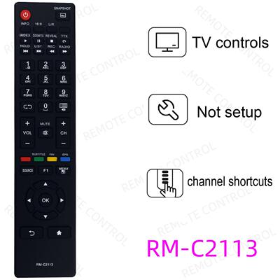 适用于JVC电视机遥控器 RM-C2113 LT43N552A  49N552A LT-55N552A