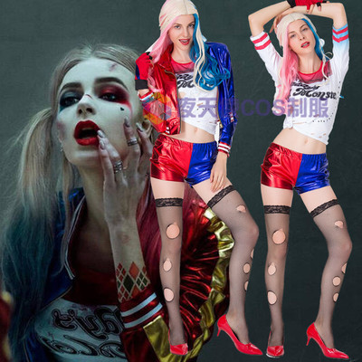 自杀小队 哈莉 奎茵 suicide squad 小丑女 cos服装外套T恤 服装