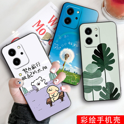 适用荣耀80SE手机壳华为Honor80es保护套新款硅胶h0n0r8Ose外壳全包防摔软壳男女GIA一AN80后壳官方专用卡通