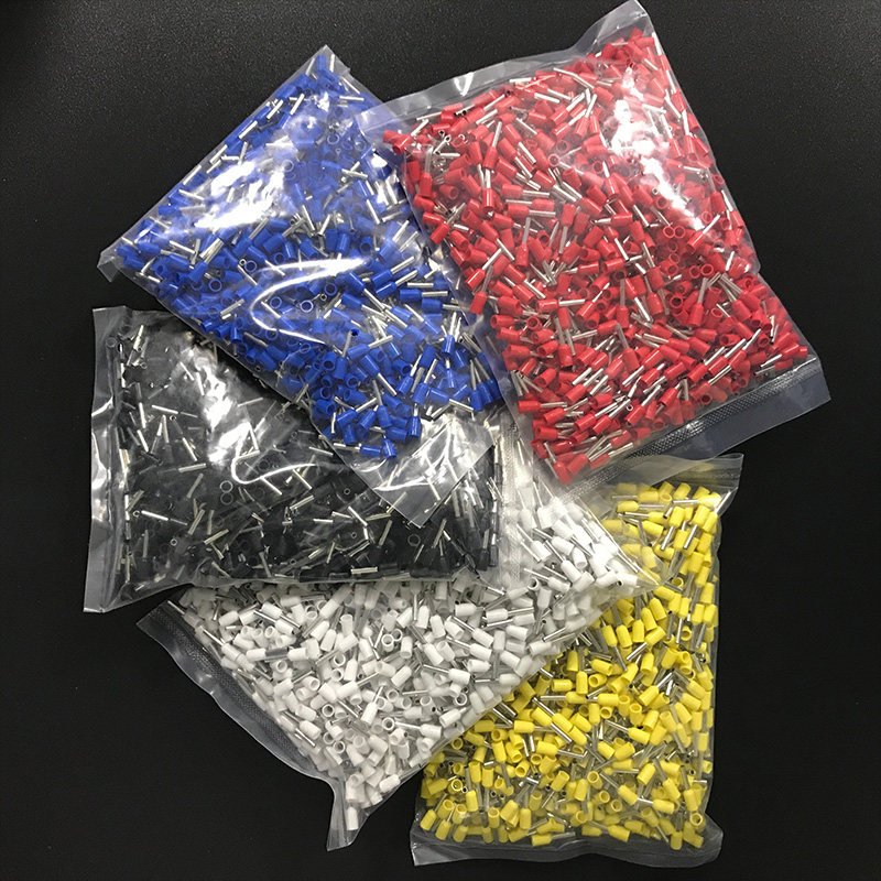 管型端子 插针E1508 E1510 E1512 E2508 E2510 E2512绝缘连接器_虎窝淘